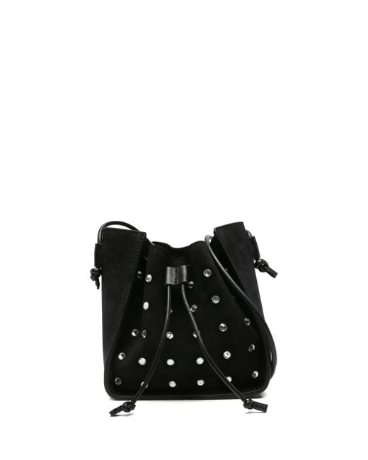 Forte Forte My Pepita Crystal-Embellished Bucket Bag in Black | Lyst UK