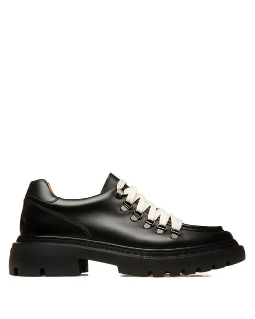 Bally Varshal Leather Derby Shoes in Black for Men | Lyst UK