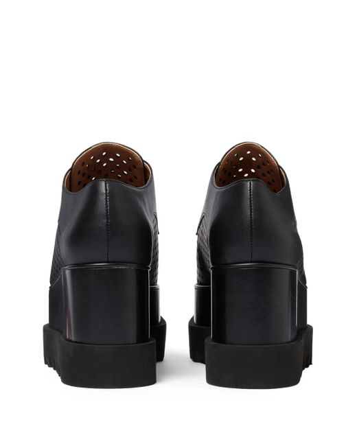 Stella McCartney Platform Brogues in Black | Lyst