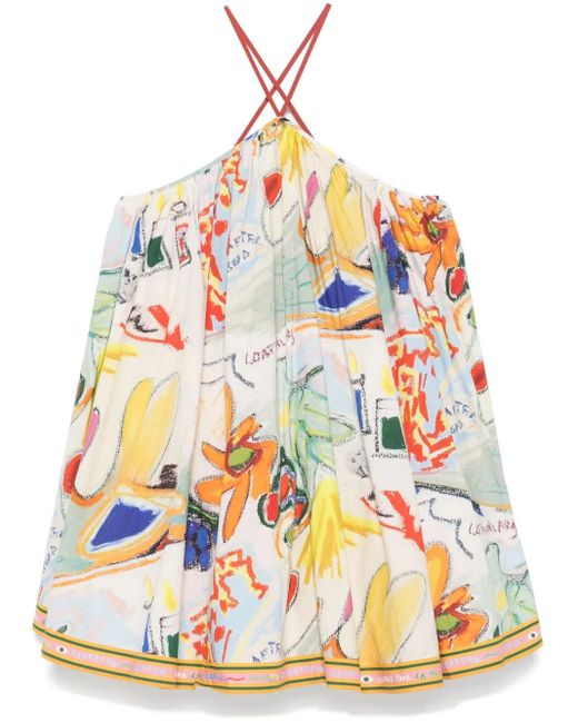 AlÉmais X Nadia Hernandez Charrasca Mini Dress In Orange Lyst