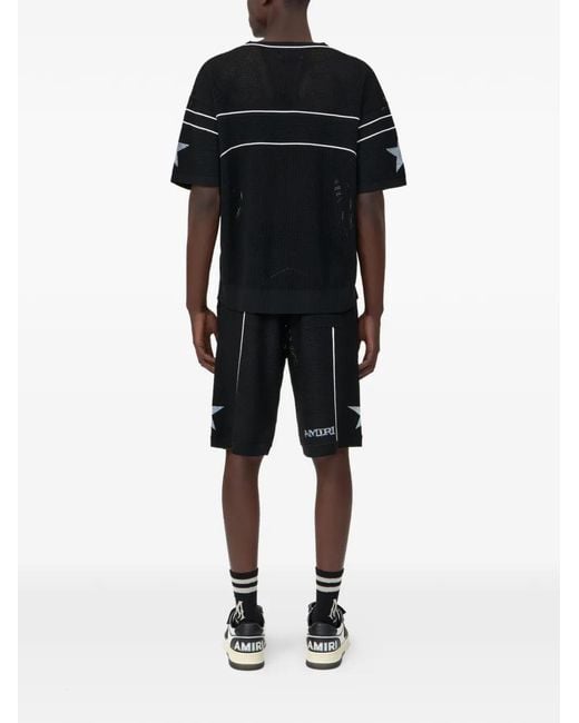 Amiri V-Neck Jersey in Black for Men | Lyst UK