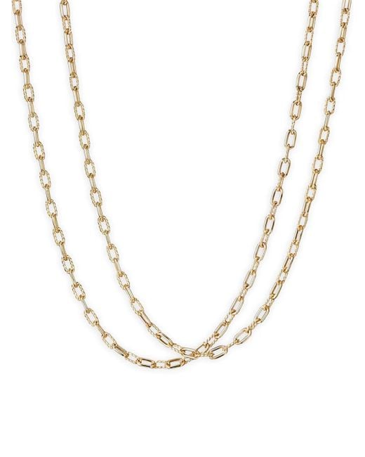 David Yurman 18K 3Mm Madison Necklace in Metallic | Lyst UK