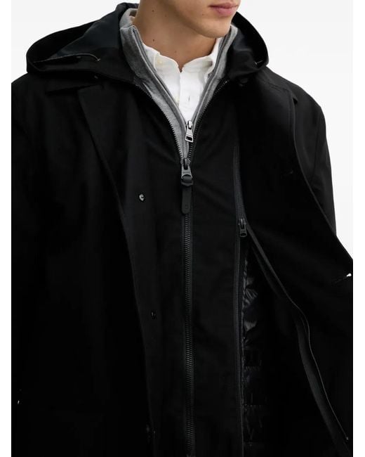 Mackage Mathias Hooded Pocket Coat in Black for Men | Lyst UK