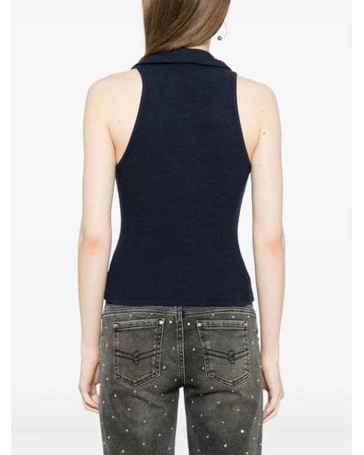 Reformation Austine Top in Blue | Lyst UK