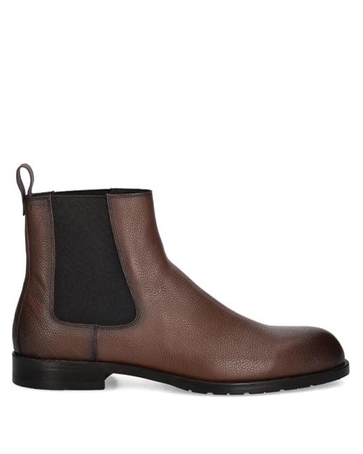 BOSS Pull-Tab Boots in Brown for Men | Lyst UK