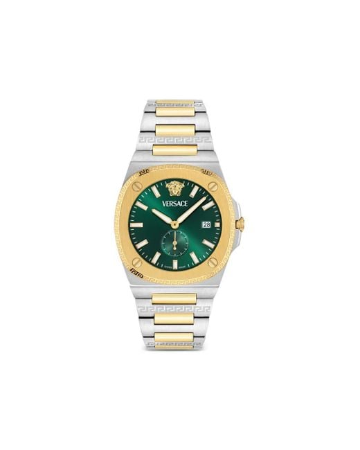 Versace Antares Greek Key 40Mm in White for Men | Lyst UK
