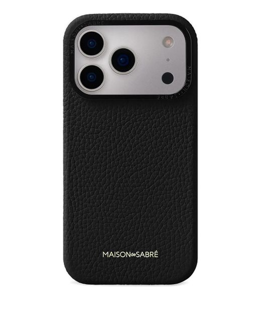 Maison De Sabre Logo-Lettering Iphone 17 Pro Case in Black | Lyst UK