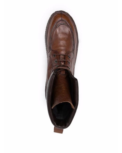 Moma Lace-Up Ankle Boots in Brown for Men | Lyst
