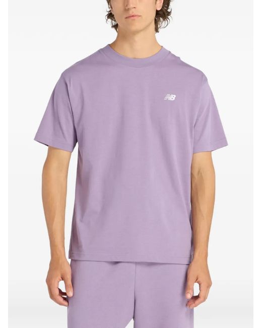 New Balance Essentials Relaxed-Fit T-Shirt in Purple for Men | Lyst UK