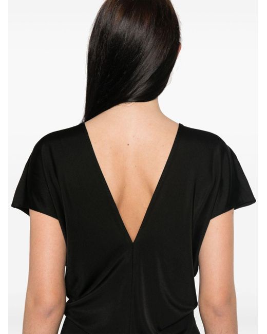 Khaite Ima Maxi Dress in Black | Lyst