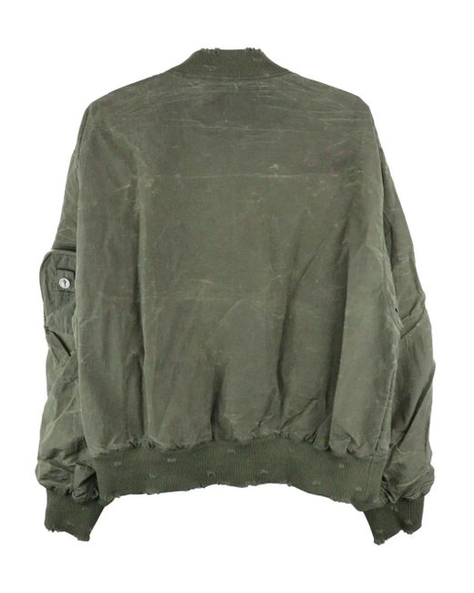 THUG CLUB Charlie Bomber Jacket in Green for Men | Lyst