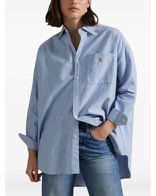 Polo Ralph Lauren Button-Down Shirt in Blue | Lyst