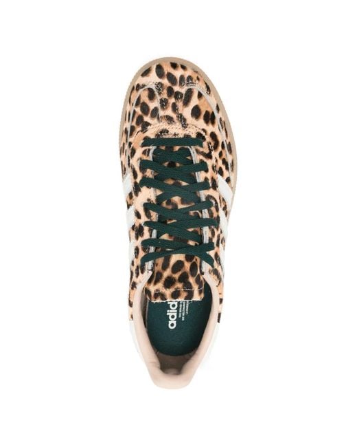 adidas Handball Spezial Animal-Print Sneakers in Natural | Lyst UK