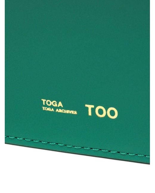 Toga Studded Wallet in Green | Lyst