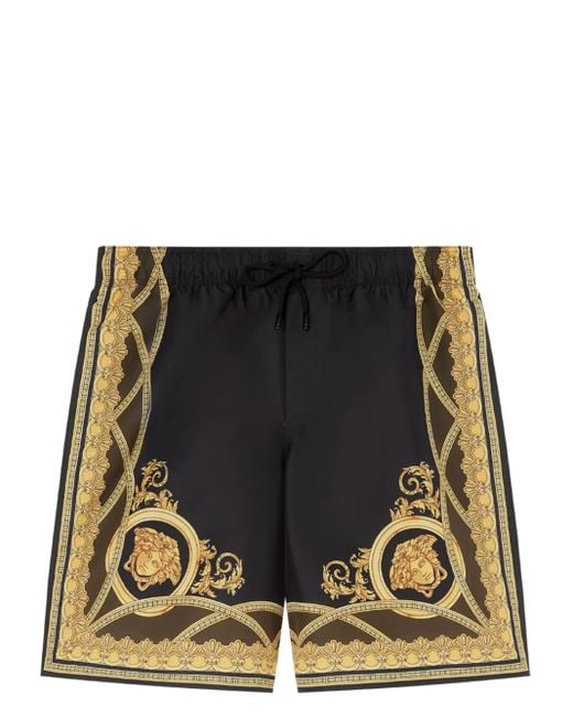 Versace Swimwear in Black for Men | Lyst