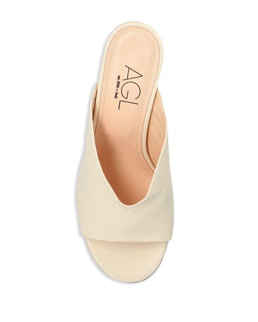 Agl Attilio Giusti Leombruni 70Mm Dorica Pumps in Natural | Lyst