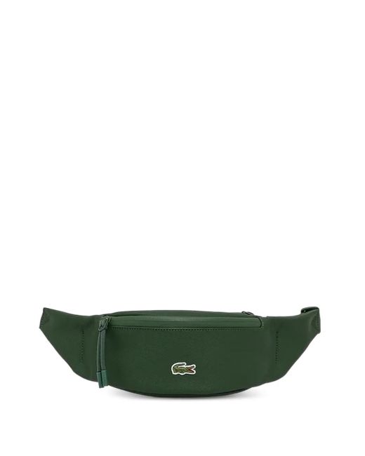 Lacoste Lcst Crocodile-Embossed Belt Bag in Green | Lyst UK