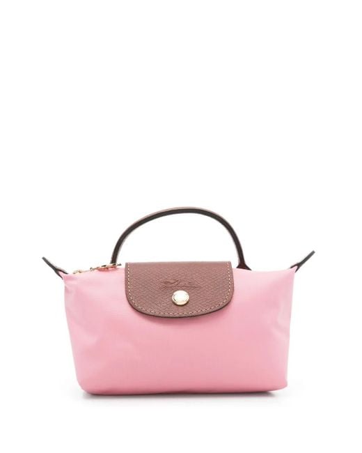Longchamp Le Pliage Original Pouch Tote Bag in Pink | Lyst