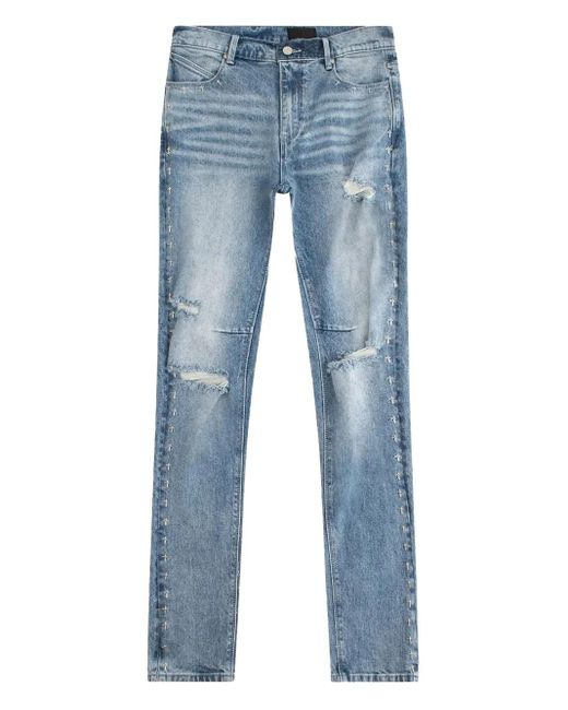 RTA Distressed Bootcut Jeans in Blue for Men | Lyst UK