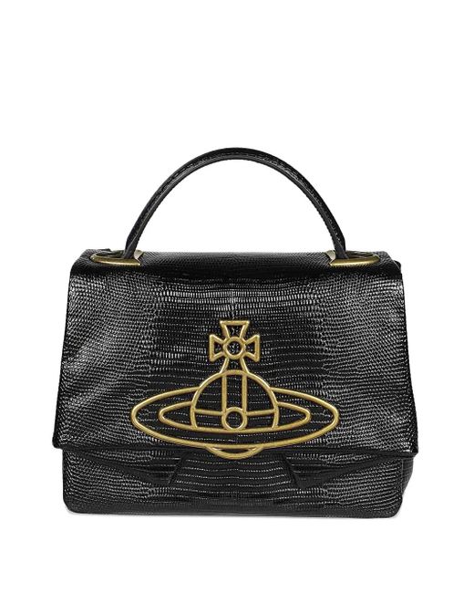 Vivienne Westwood Orb-Embellishment Tote Bag in Black | Lyst