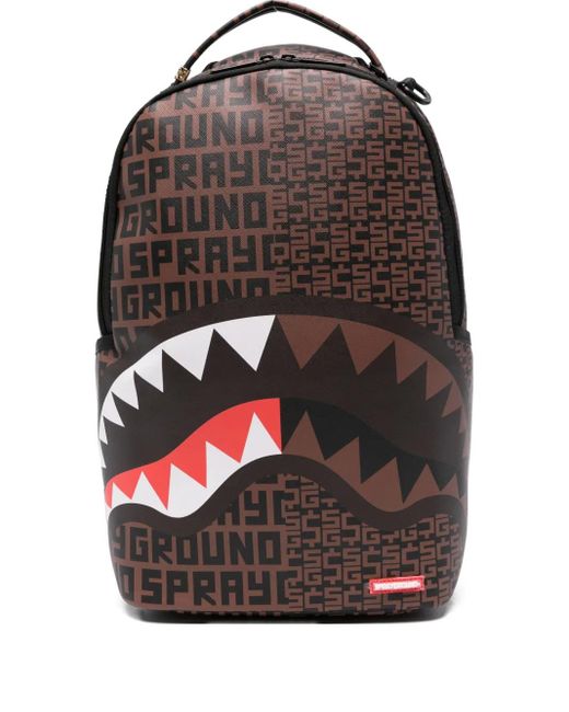 Sprayground Shark-Graphic Backpack in Black for Men | Lyst UK