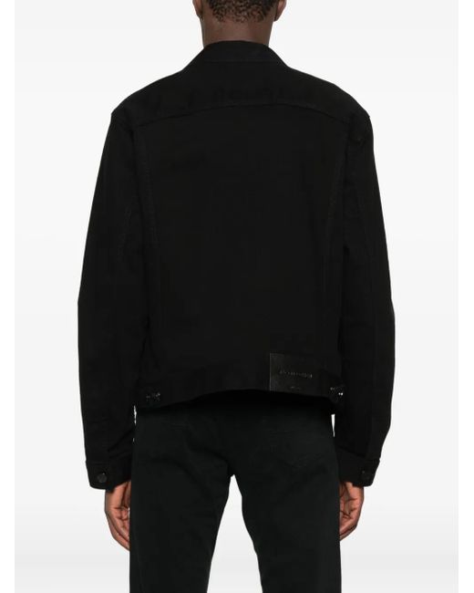 Jacob Cohen Point-Collar Jacket in Black for Men | Lyst UK