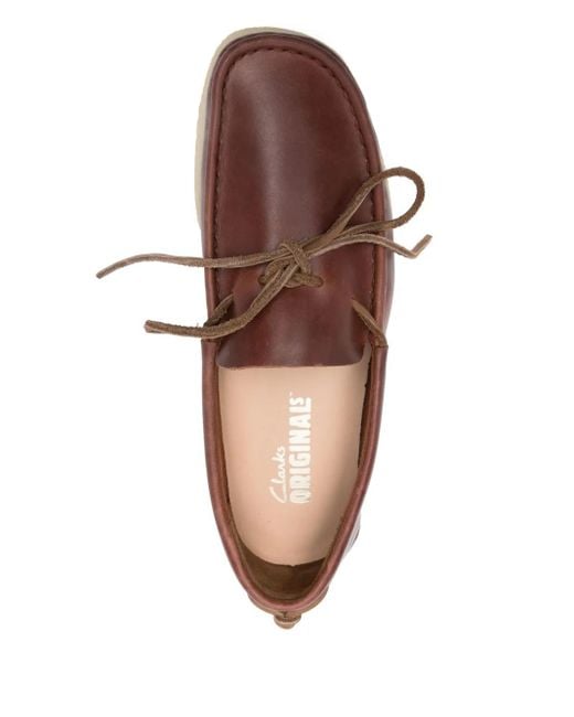Clarks Godney Boat Shoes in Brown for Men | Lyst