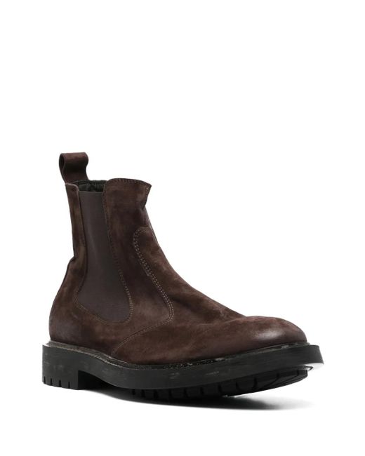 Moma Suede Chelsea Boots in Brown for Men | Lyst