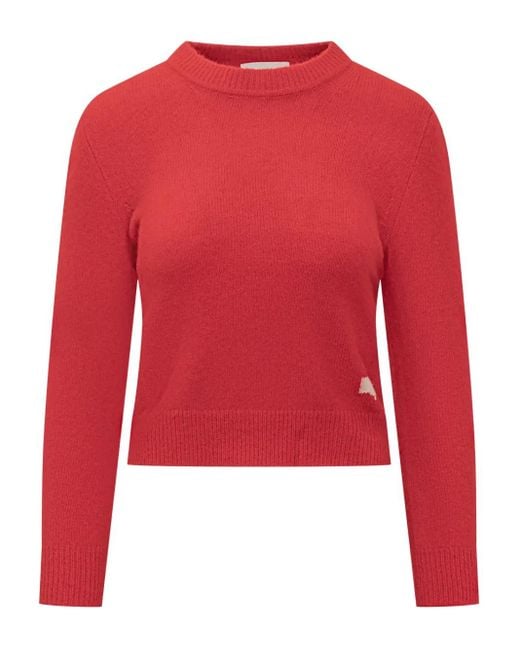 Isabel Marant Isadora-Gf Motif Knitwear in Red | Lyst UK