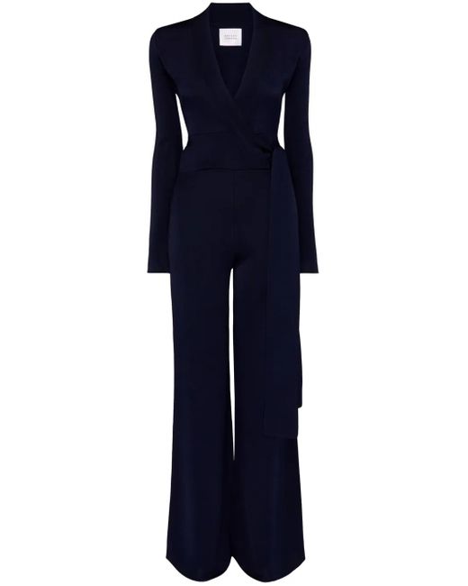 Galvan London Elemental Jumpsuit in Blue | Lyst