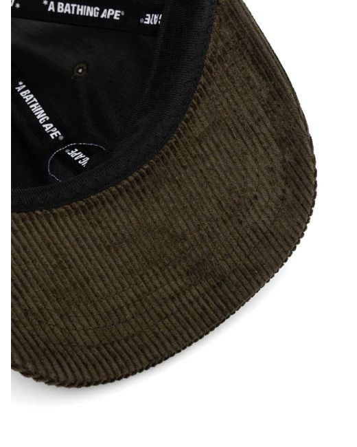 A Bathing Ape Appliqué Cap in Brown for Men | Lyst