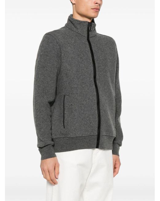 Polo Ralph Lauren Felted Jacket in Gray for Men | Lyst