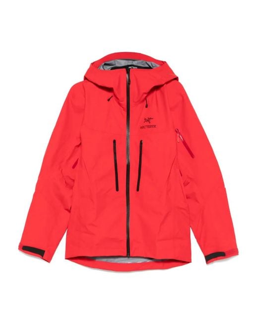 Arc'teryx Alpha Sv Jacket in Red for Men | Lyst