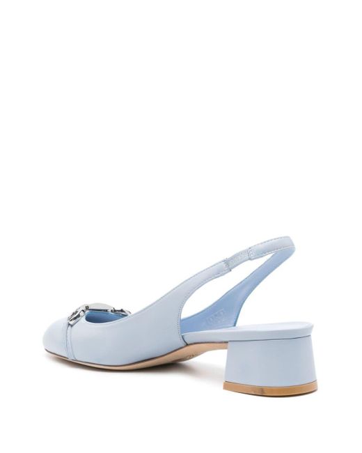 Stuart Weitzman Vivienne Sw Signature 35Mm Pumps in Blue | Lyst