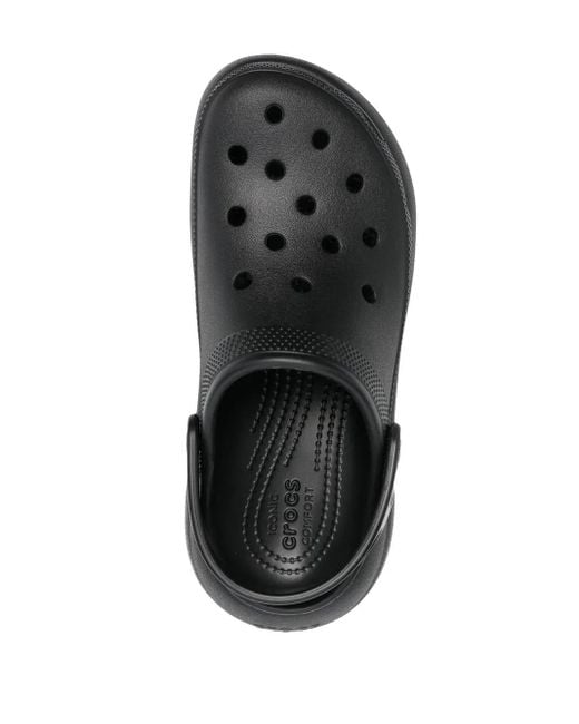 Crocs™ Double-Platform Slingback Slides in Black for Men | Lyst