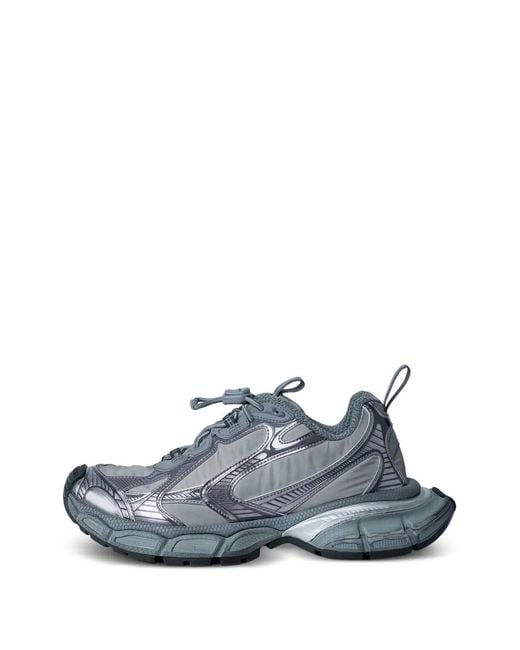 Balenciaga Mesh Panel Sculpted Sole Trainers in Blue | Lyst