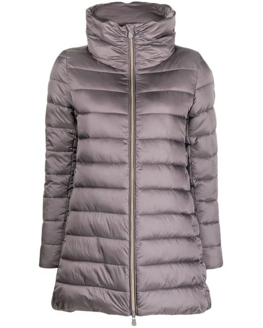Save The Duck Lydia Padded Coat in Purple | Lyst Save The Duck Lydia Padded Coat in Purple | Lyst