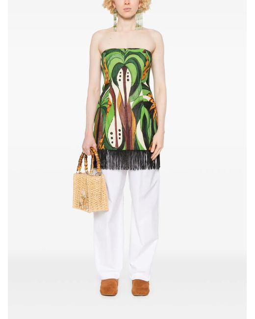 FARM Rio Coconut Tree Flow Top in Green | Lyst