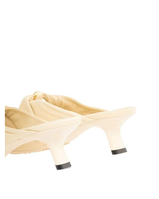 Loewe 45Mm Pebble Soft Mules in Natural | Lyst UK