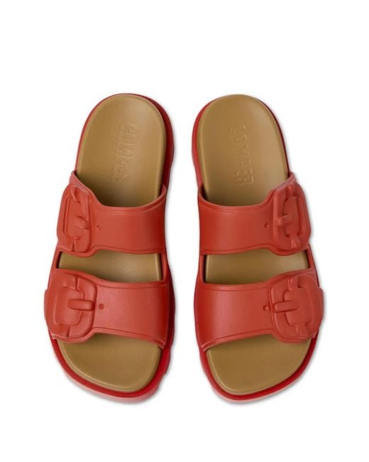 Camper Brutus Slides in Red | Lyst