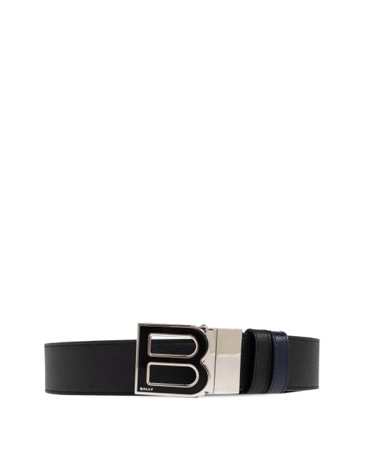 Bally Logo-Buckle Belt in White for Men | Lyst UK