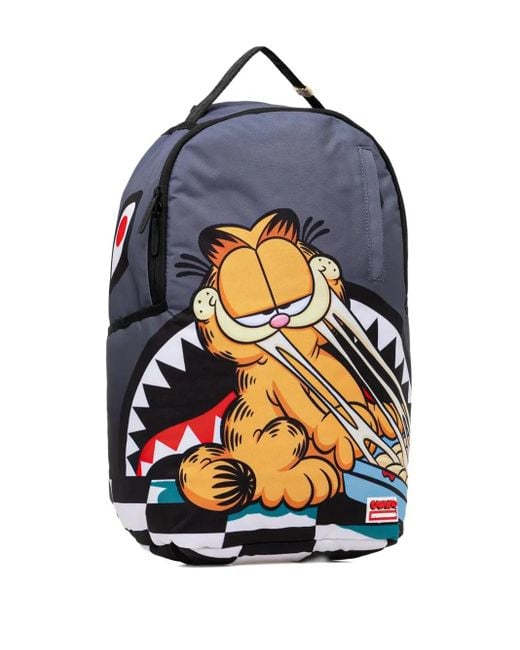 Sprayground Garfield-Print Backpack in Blue | Lyst