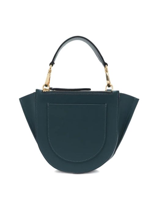 Wandler Top-Handle Half-Moon Cross Body Bag in Blue | Lyst UK