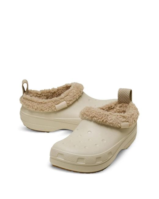 Crocs™ Classic Lined Shorty Clogs in White | Lyst