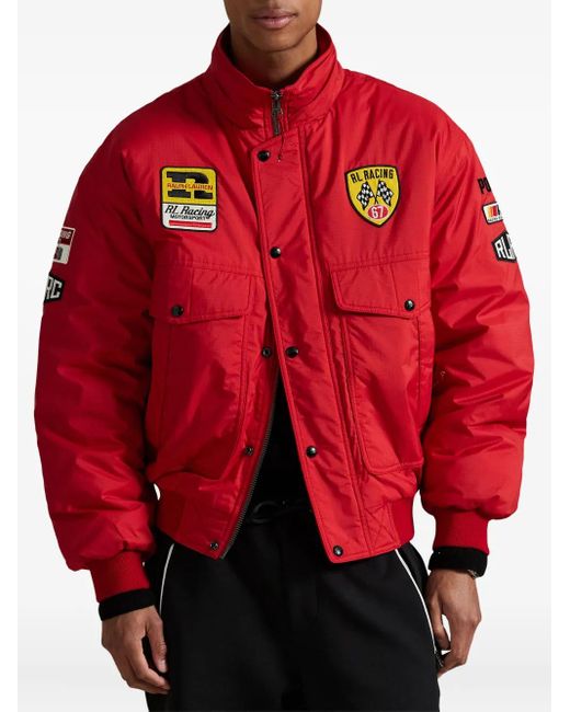 Polo Ralph Lauren Active Rl Racing Jacket in Red for Men | Lyst