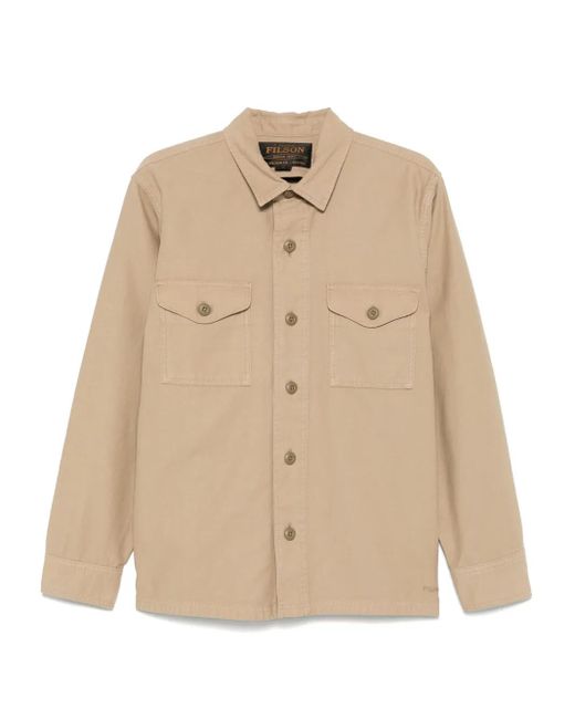 Filson Jac Shirt Jacket in Natural for Men | Lyst