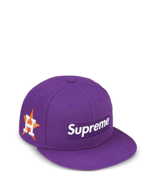 Supreme Mlb Teams Box Logo Cap in Purple for Men | Lyst UK
