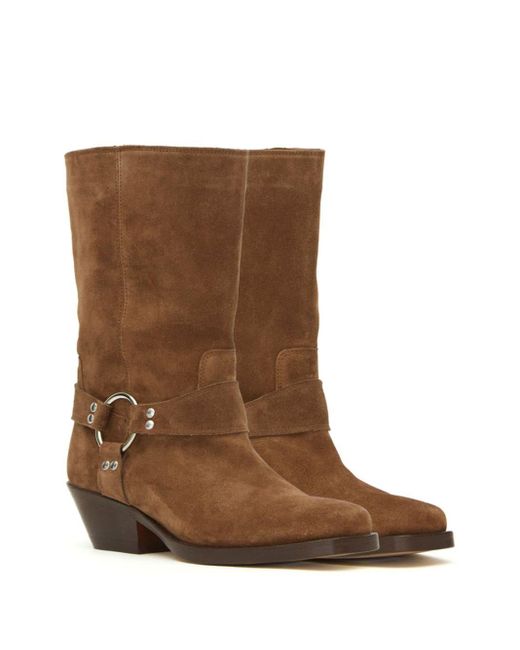 Isabel Marant 50Mm Antya Boots in Brown | Lyst