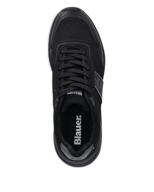 Blauer Mesh-Panel Sneakers in Black for Men | Lyst