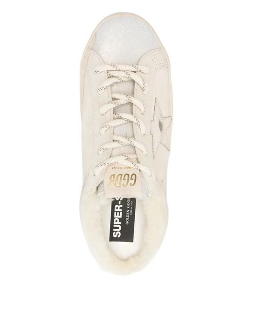 Golden Goose Super Star Sabot Double Quarter Mule Sneakers in White ...